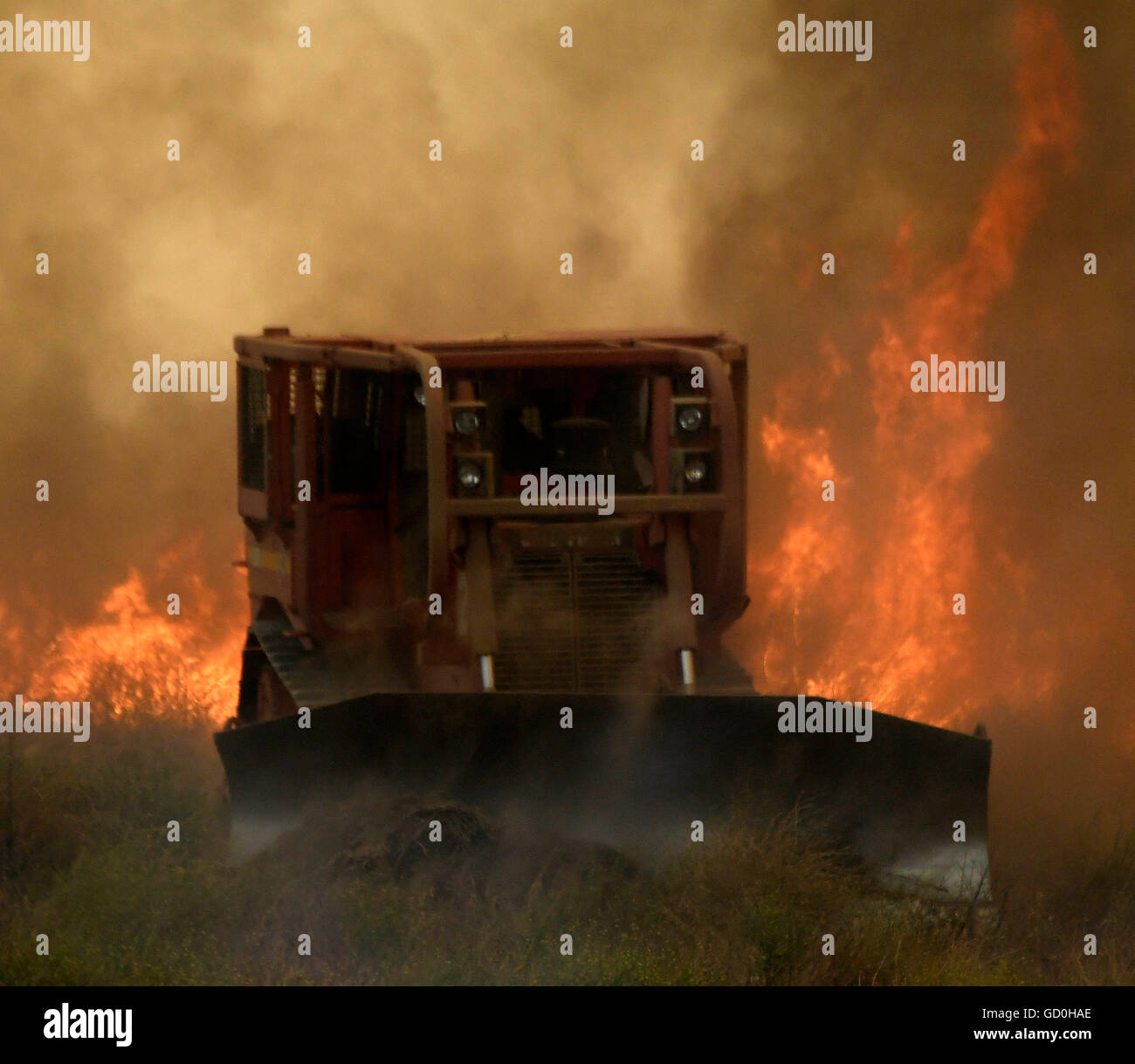 Fire dozer hi-res stock photography and images - Alamy