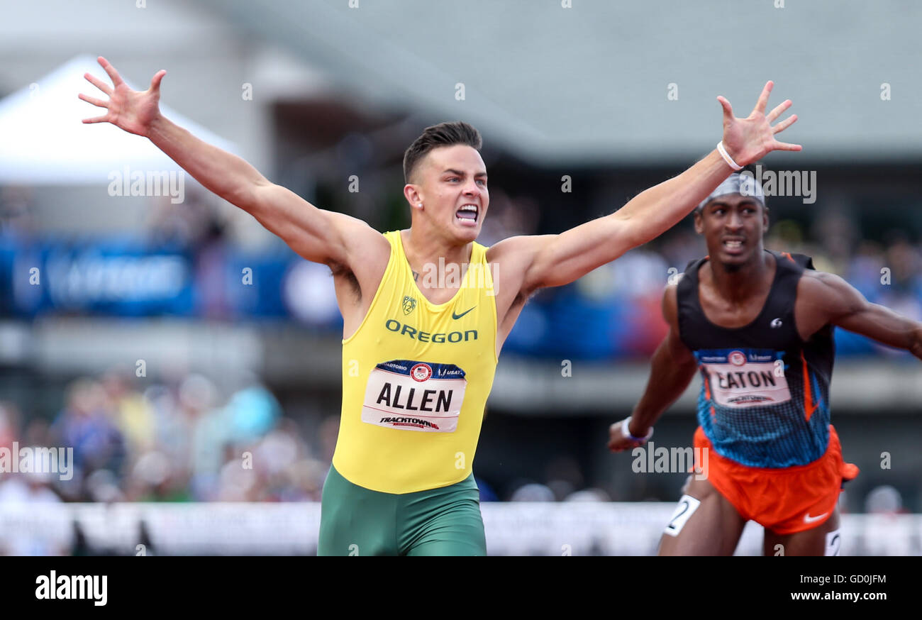 Devon allen olympic trials 2016 hi-res stock photography and images - Alamy