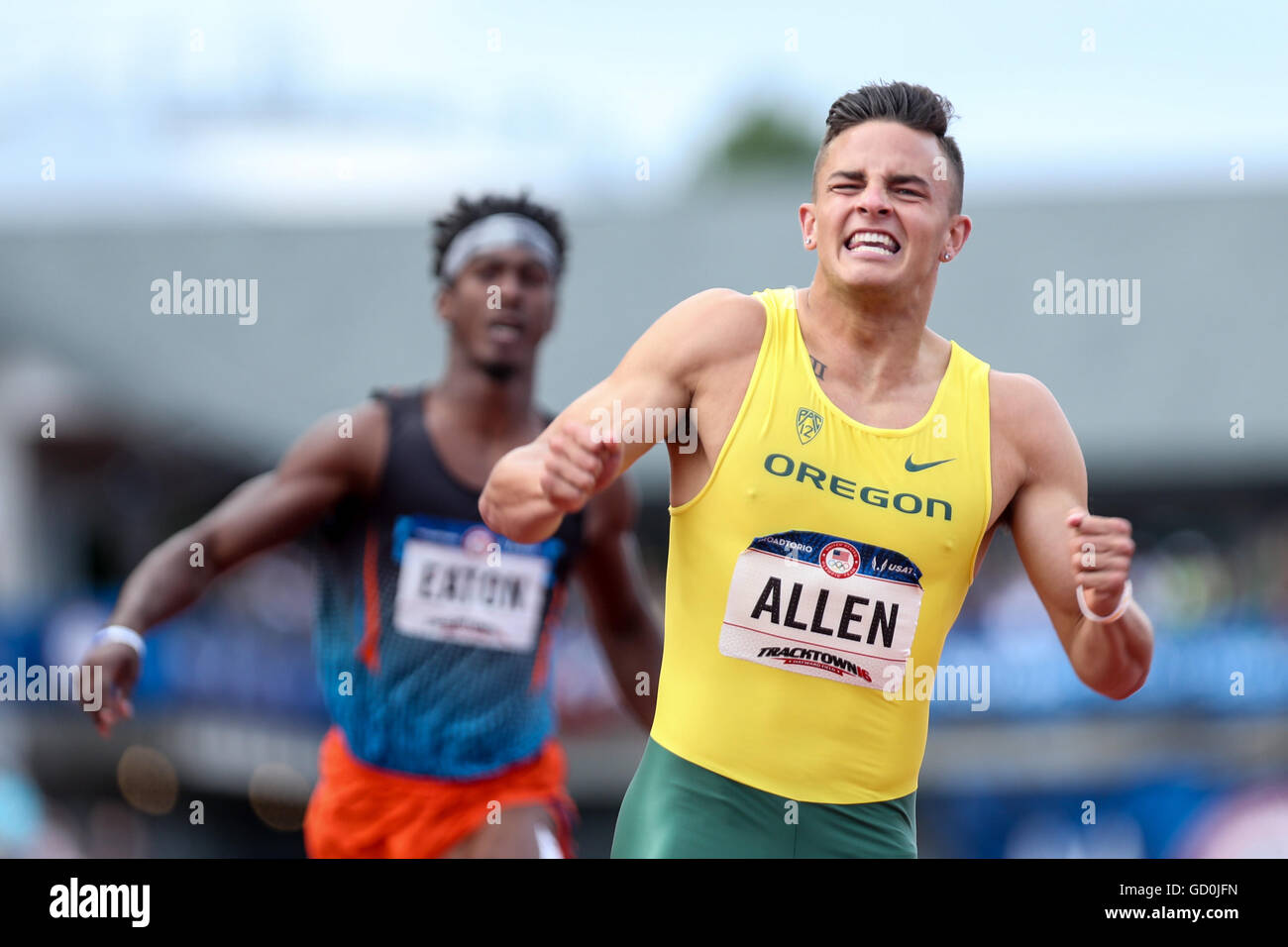 Devon allen olympic trials 2016 hi-res stock photography and images - Alamy