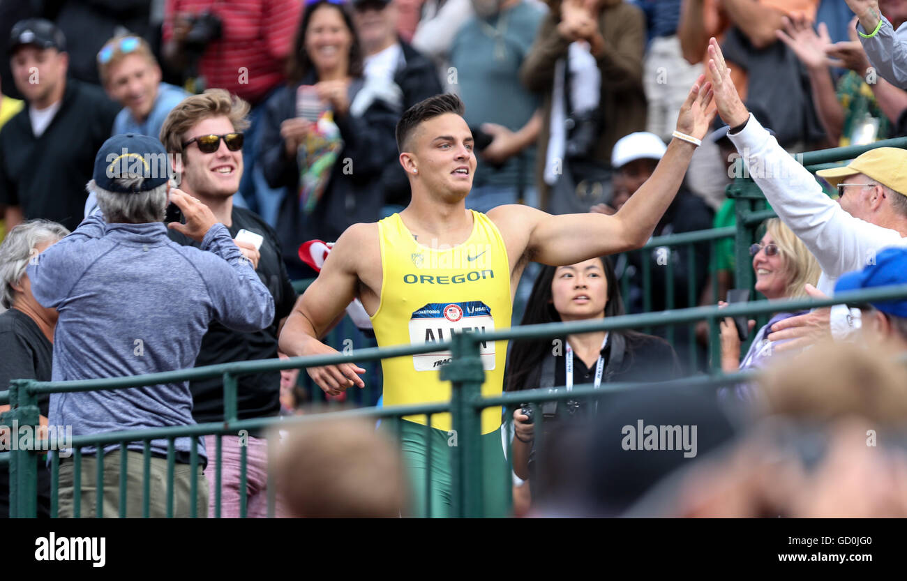 Devon allen olympic trials 2016 hi-res stock photography and images - Alamy