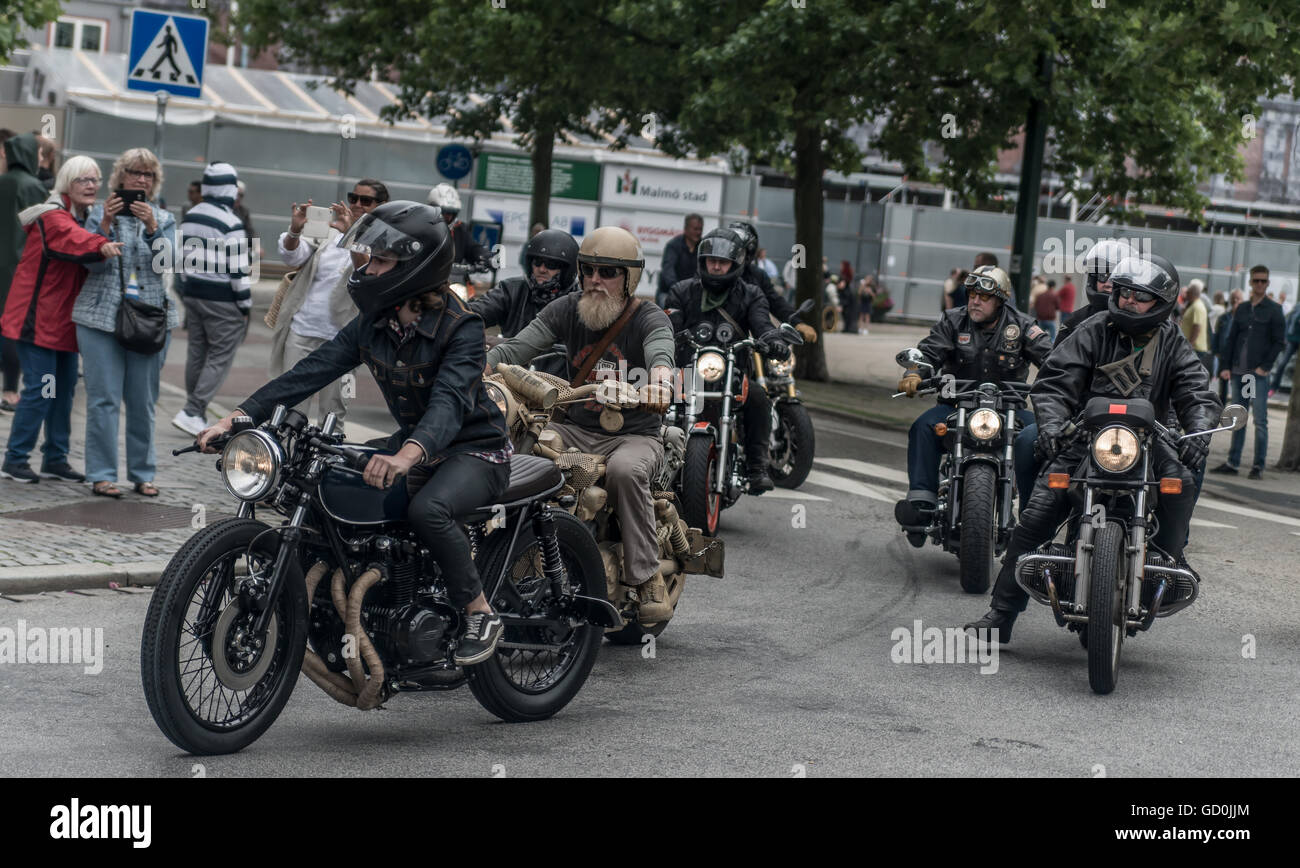Malmö, Sweden, 9th July, 2016. Mc departure. Tommy Lindholm/Alamy Live ...