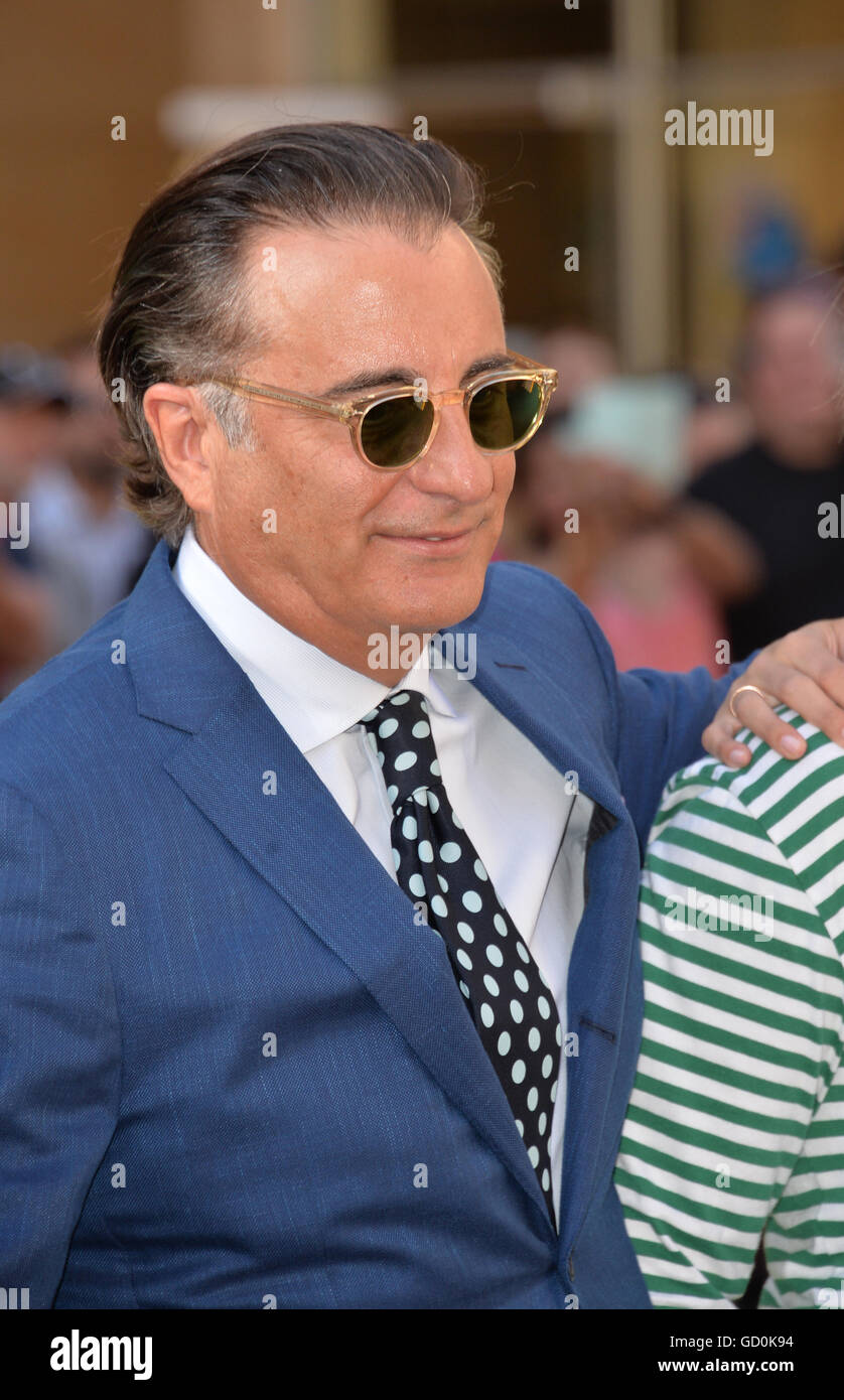Los Angeles, California, USA. July 9, 2016. Actor Andy Garcia at the ...