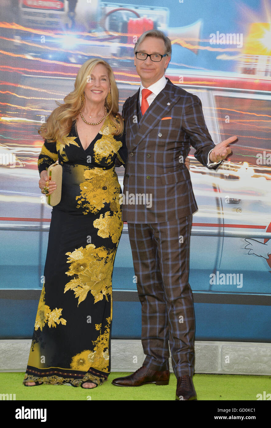 Los Angeles, California, USA. July 9, 2016. Director Paul Feig & wife ...