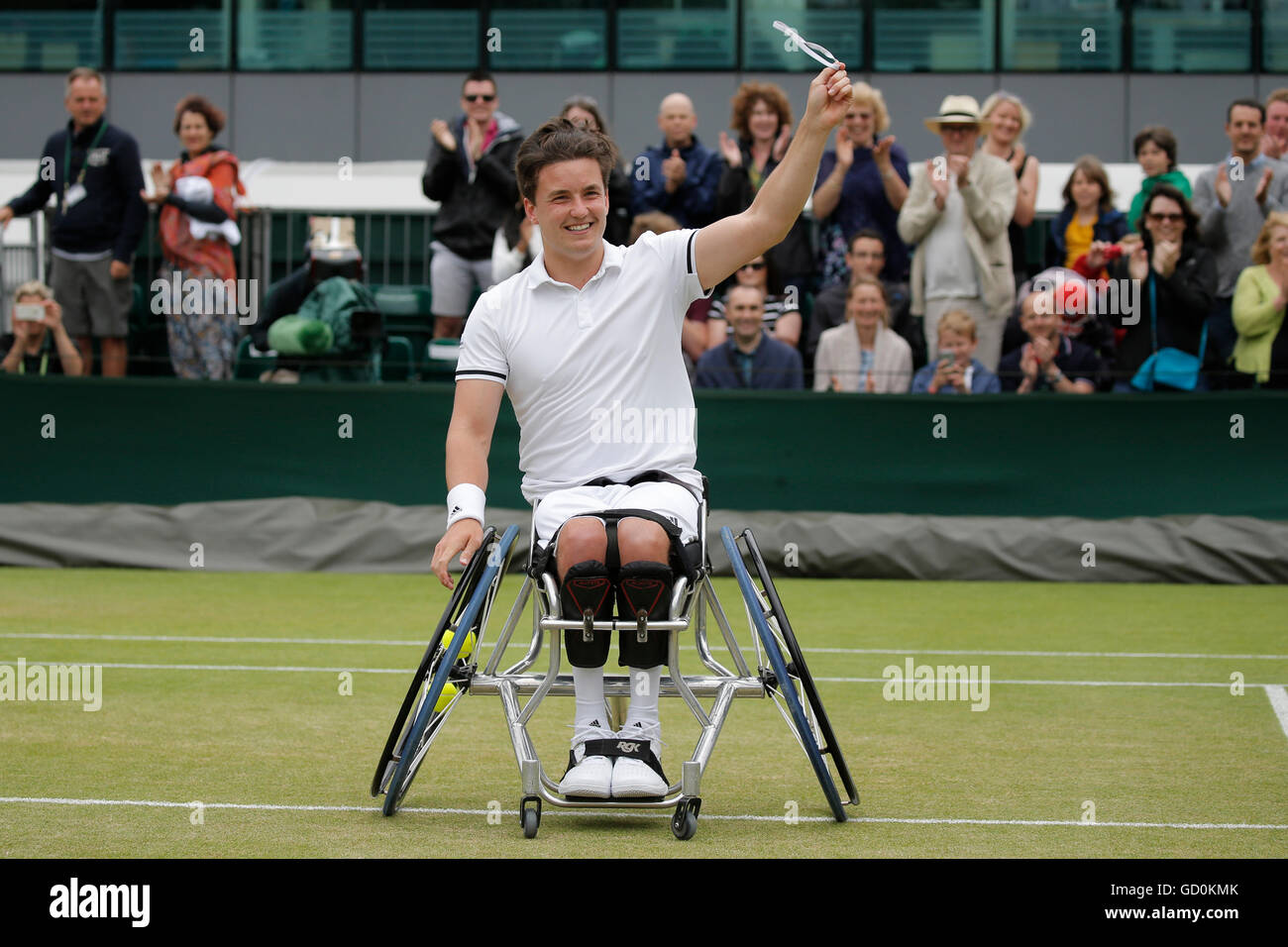 GORDON REID CELEBRATES VICTORY GENTLEMEN'S WHEELCHAIR SINGLES FINAL THE ...