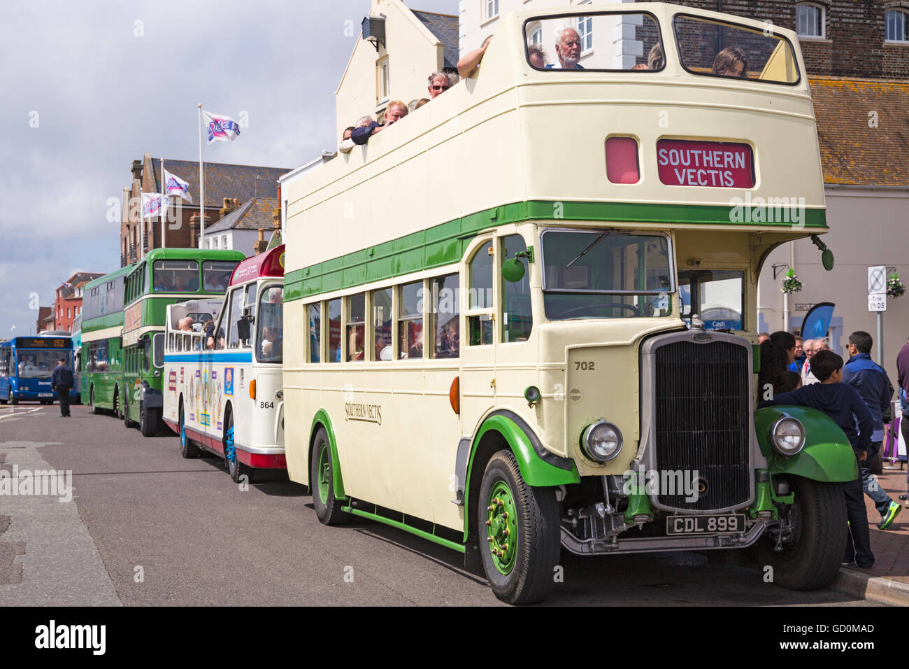 Poole, Dorset, UK. 10 July 2016. Hants & Dorset (More Bus) centenary ...