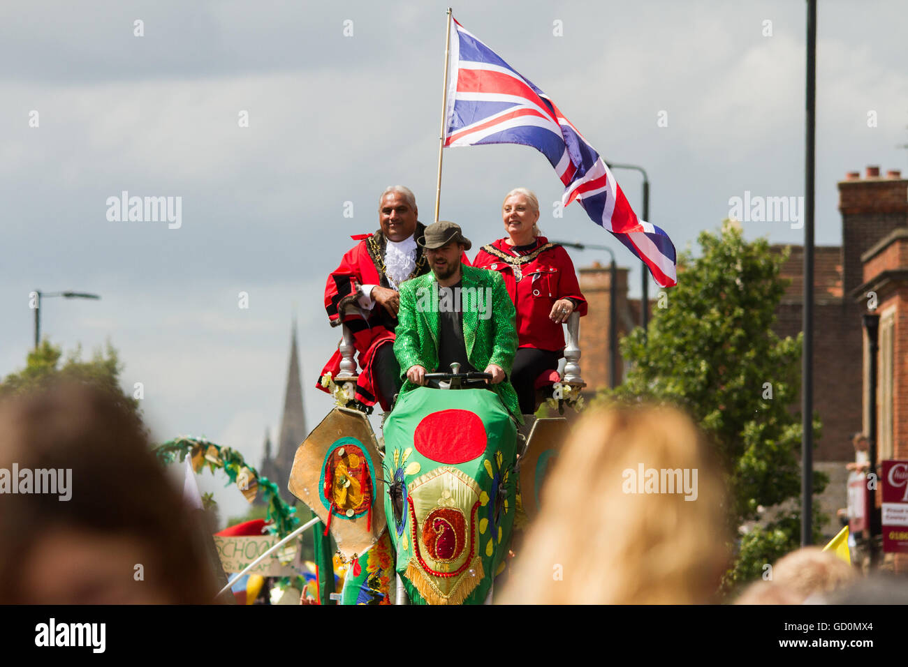 Oxford, UK. 10th July 2016. Thousands of revellers turn up to the multi ...