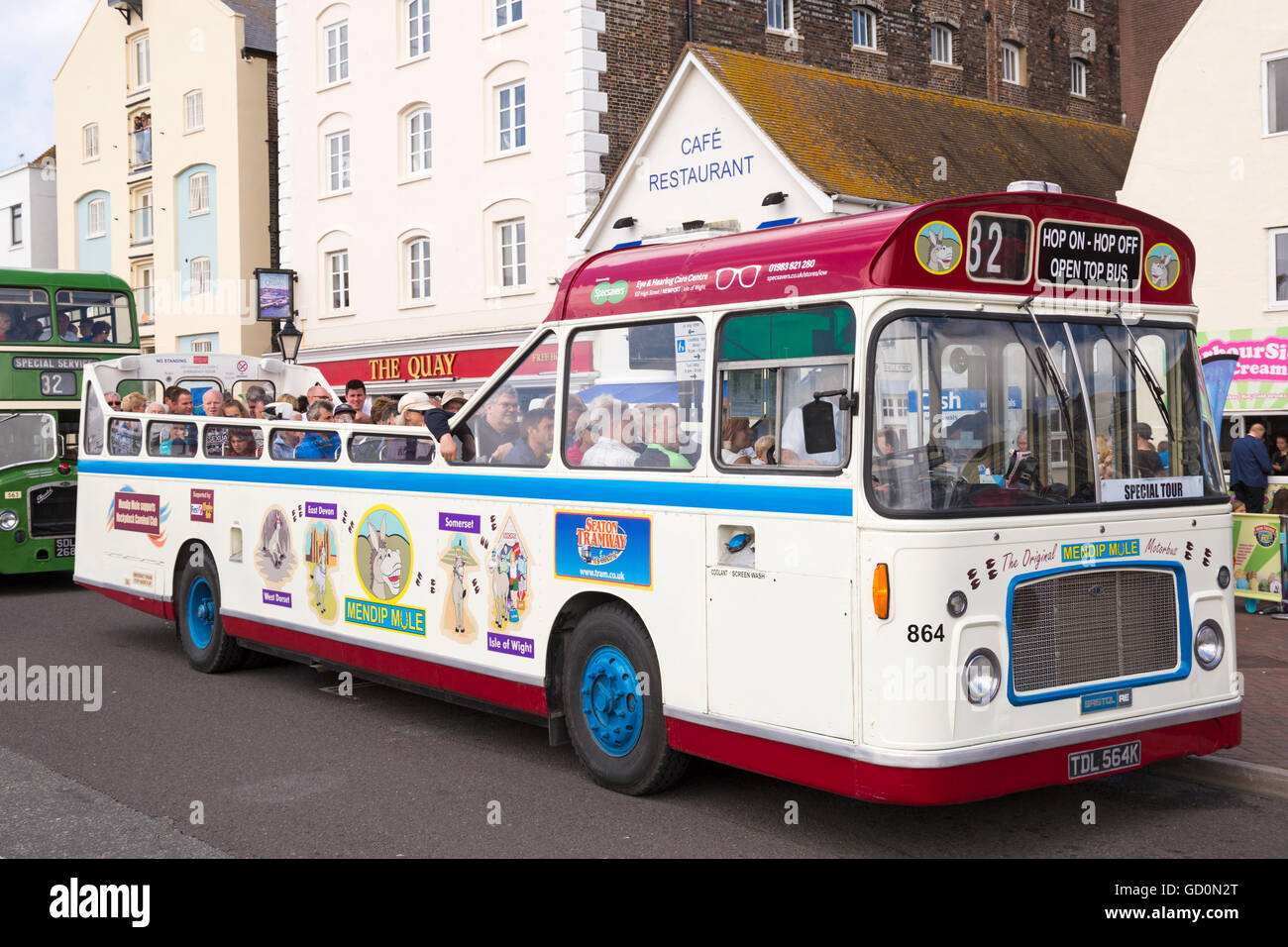 Poole, Dorset, UK. 10 July 2016. Hants & Dorset (More Bus) centenary ...