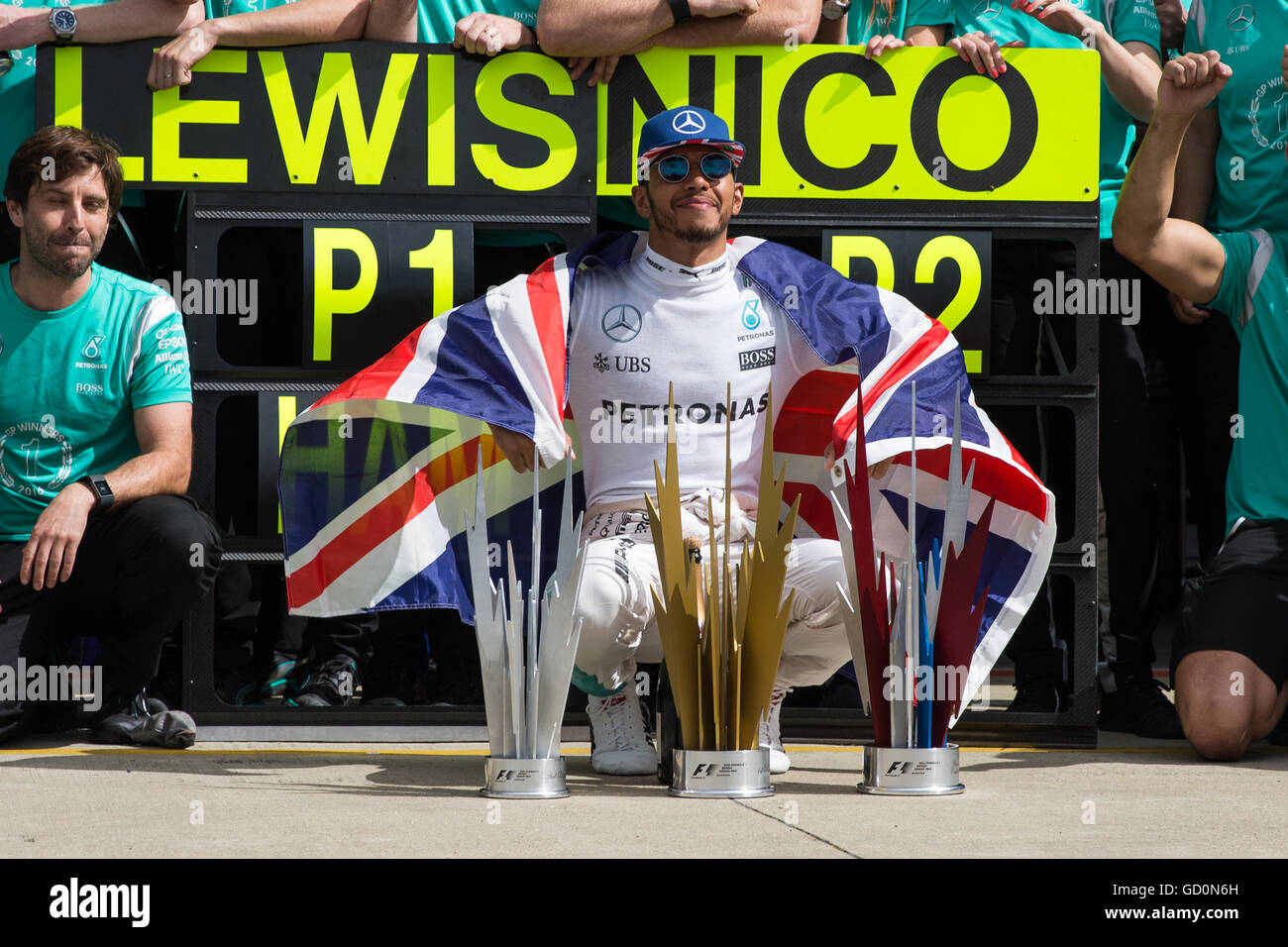 10.07.2016. Silverstone, England. Formula One British Grand Prix, race ...