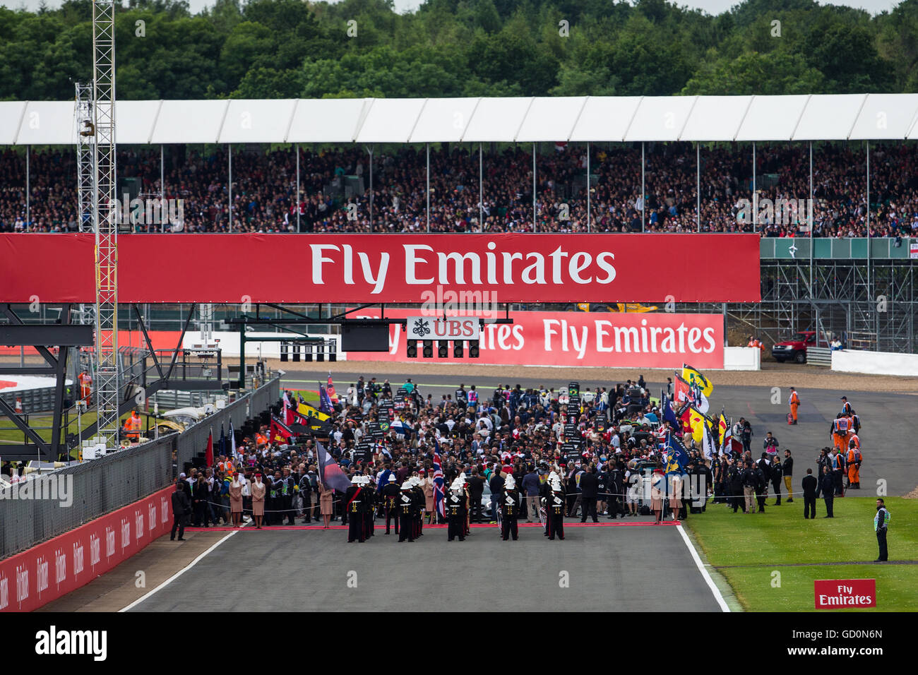 10.07.2016. Silverstone, England. Formula One British Grand Prix, race ...
