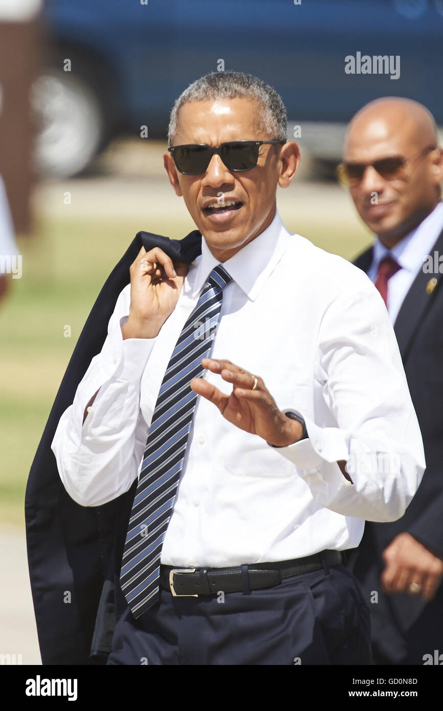 Madrid, Madrid, Spain. 10th July, 2016. U.S President Barack Obama ...