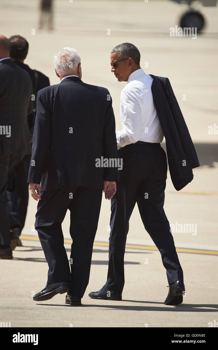 Madrid, Madrid, Spain. 10th July, 2016. U.S President Barack Obama ...
