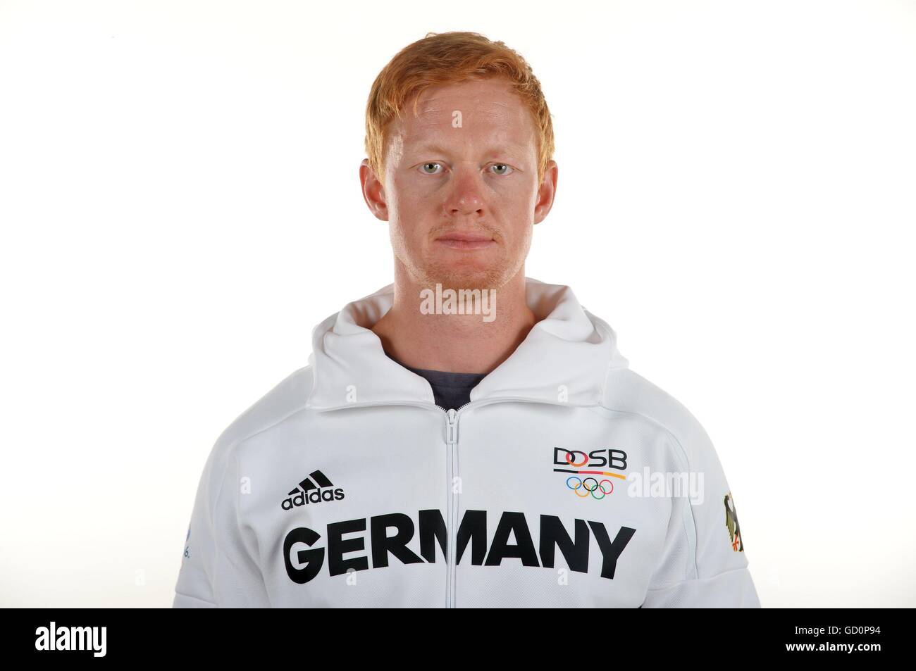 Hannover, Germany. 08th July, 2016. Stephan Krüger poses at a photocall ...