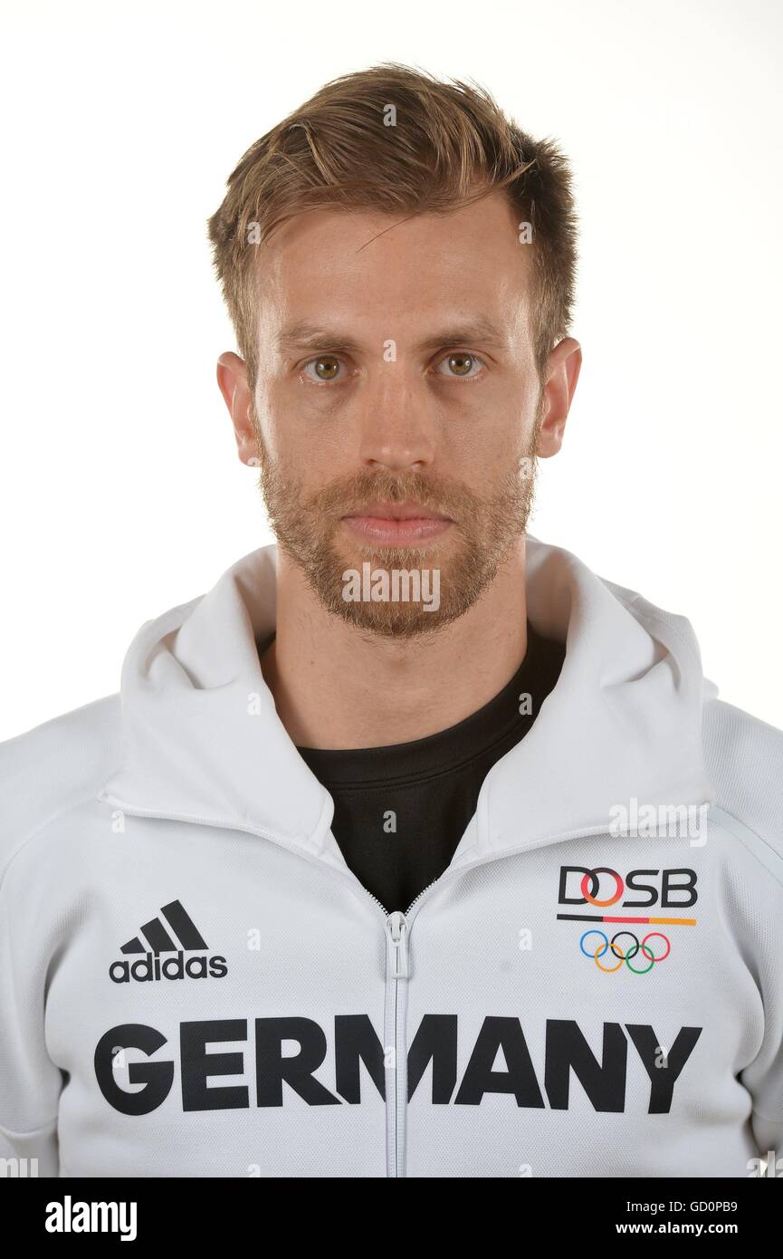 Marc Zwiebler poses at a photocall during the preparations for the ...