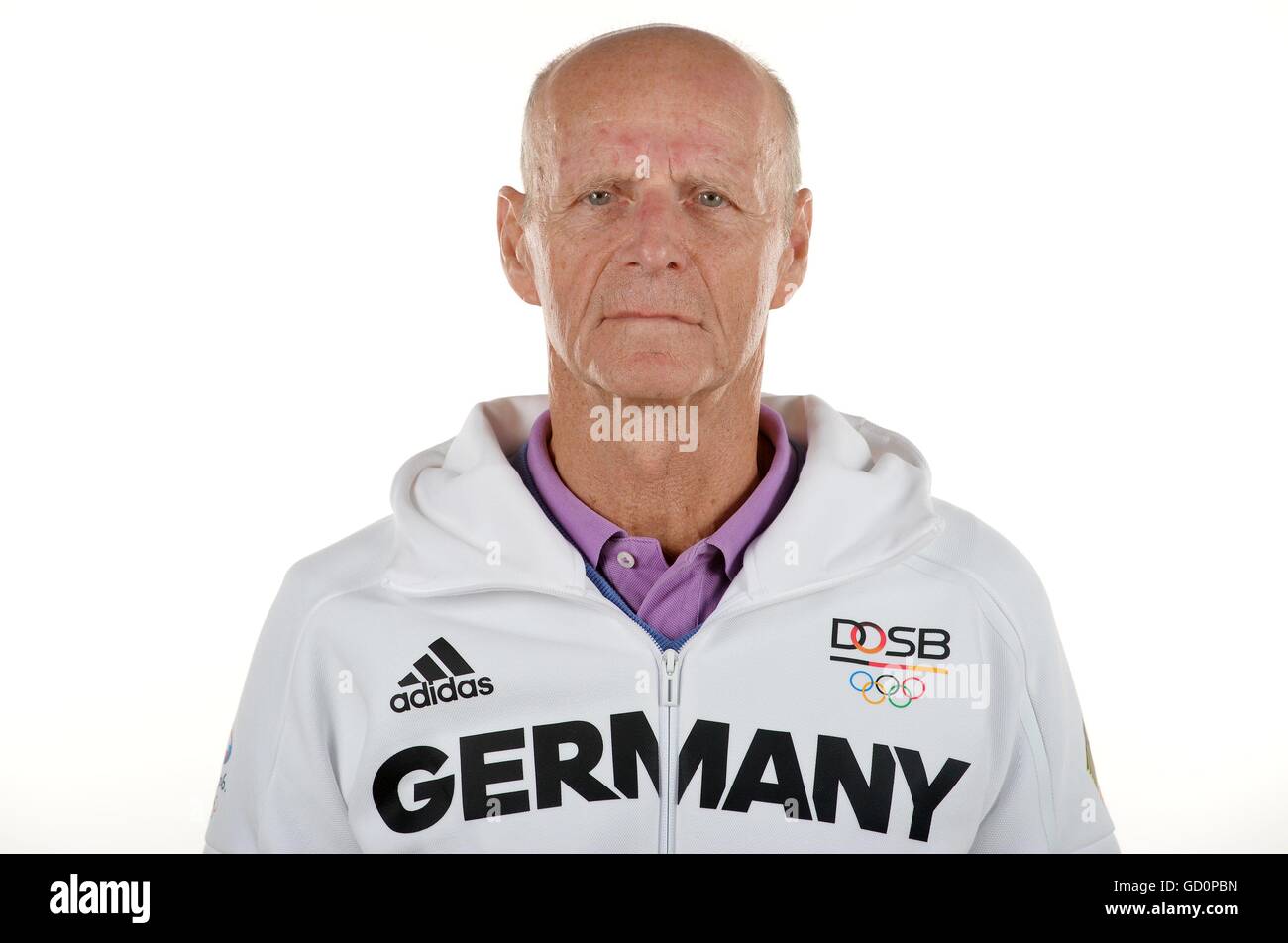 Hannover, Germany. 08th July, 2016. Bernd Uhlig poses at a photocall ...