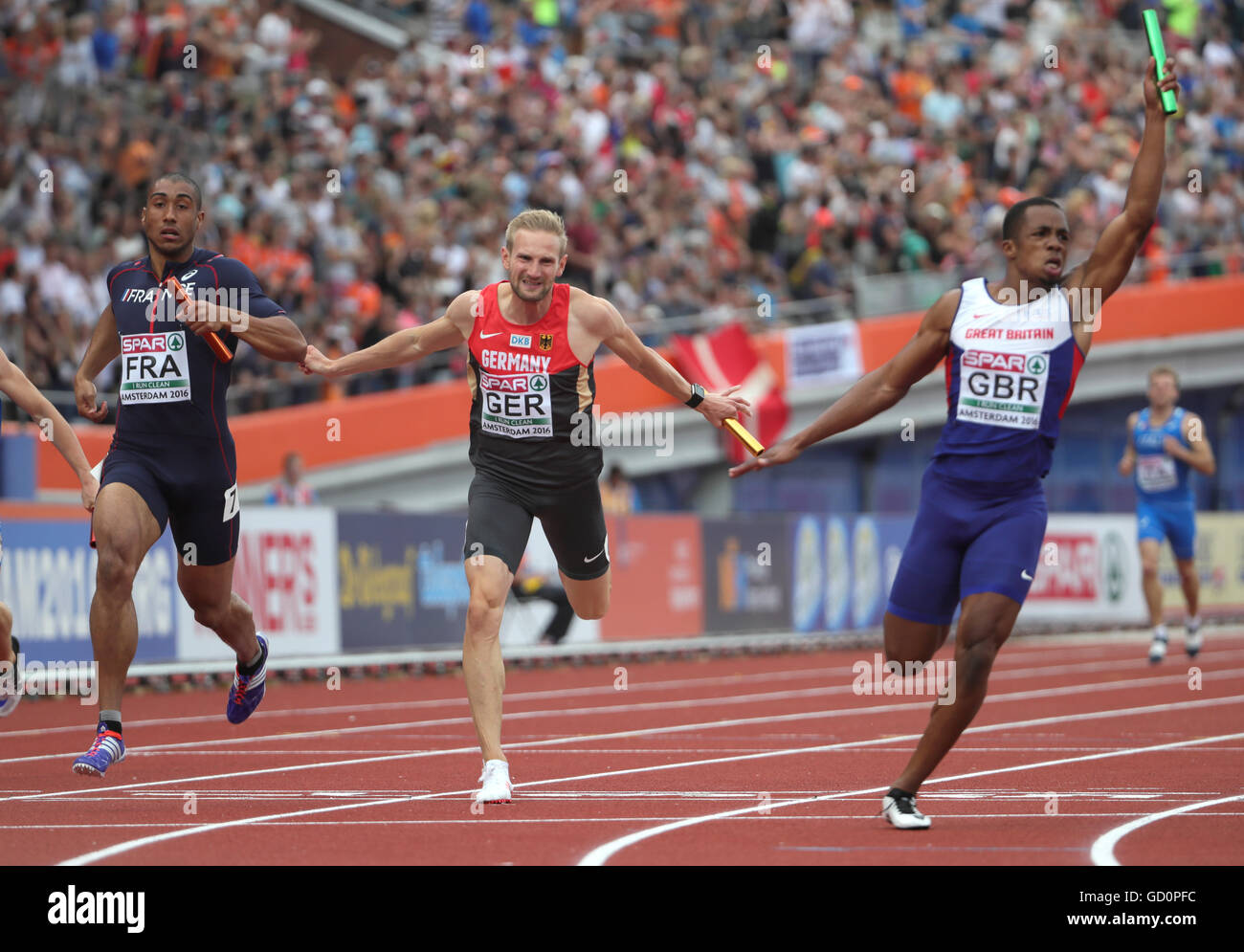 Amsterdam, The Netherlands. 10th July, 2016. German runner Lucas ...
