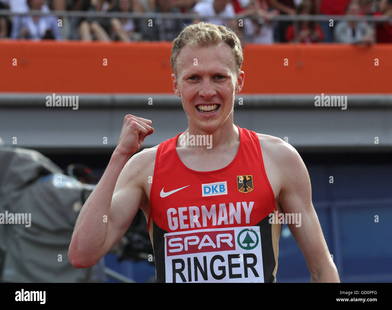 Amsterdam, The Netherlands. 10th July, 2016. German Richard Ringer ...