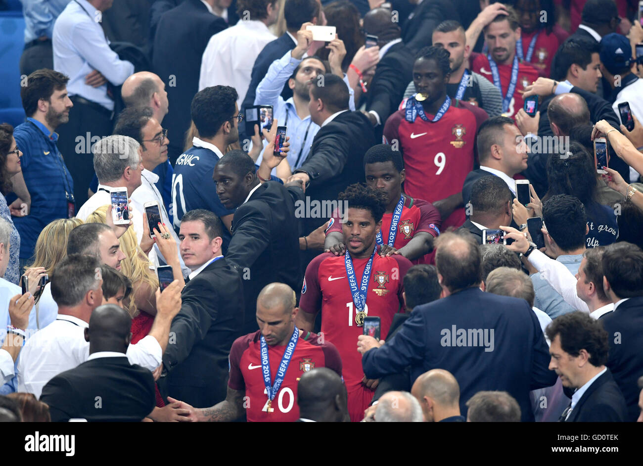 Winning Uefa Euro 2016 Final Stade De France High Resolution Stock ...