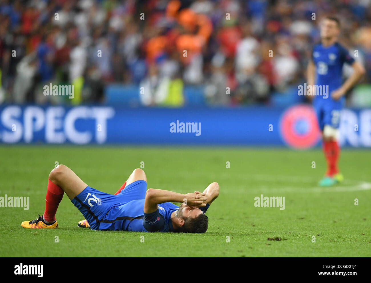 Saint-Denis, France. 10th July, 2016. Andre-Pierre Gignac of France ...