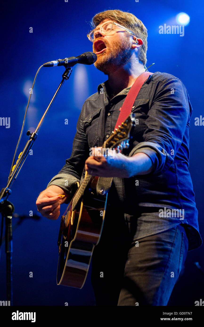 Milwaukee, Wisconsin, USA. 7th July, 2016. Musician COLIN MELOY of The ...