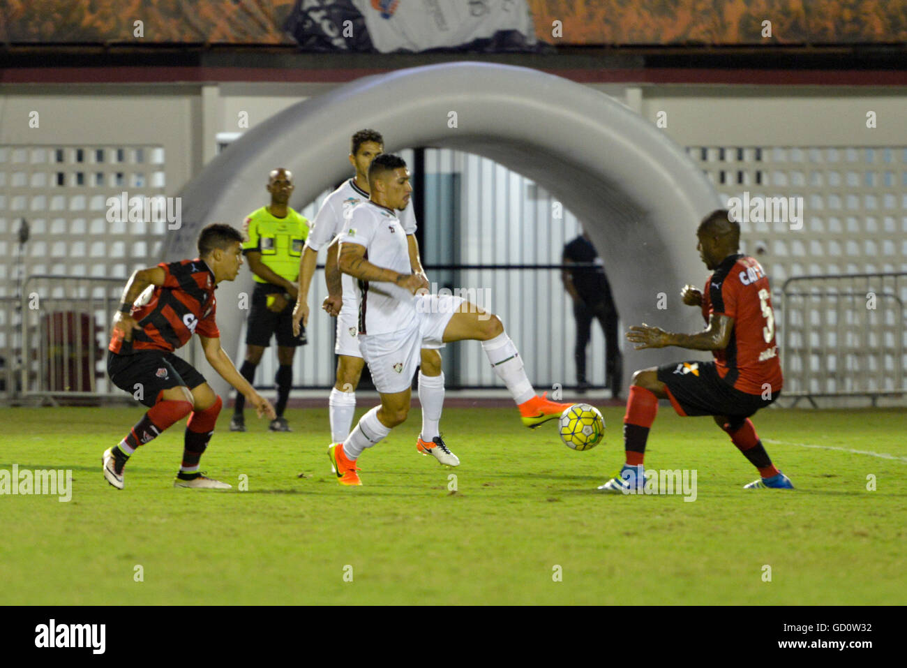 Match between Victoria (BA) and Fluminense (RJ), valid for 14 round of ...