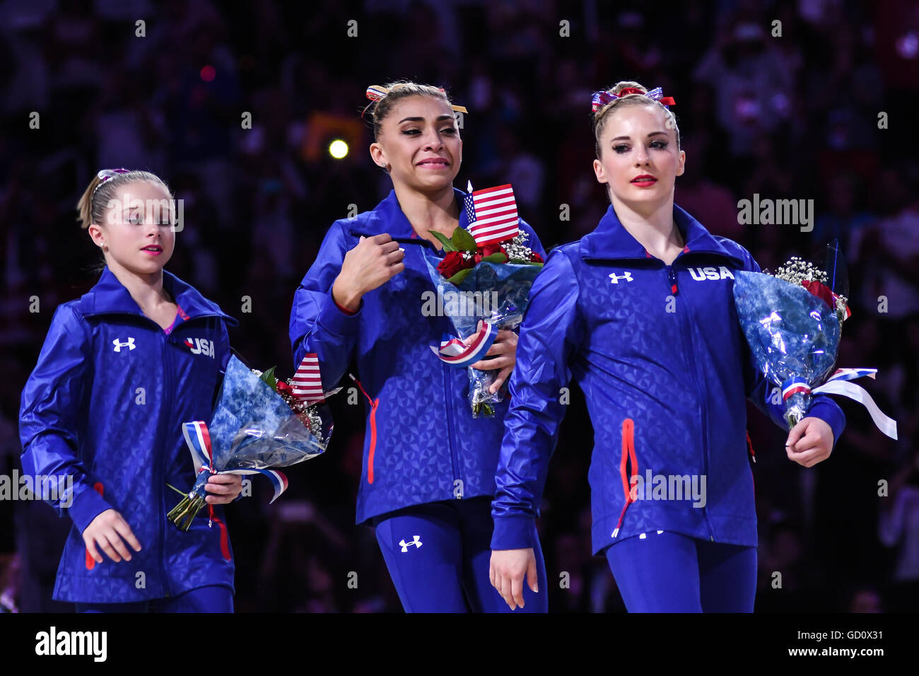 San Jose, California, USA. 10th July, 2016. RAGAN SMITH, ASHTON ...