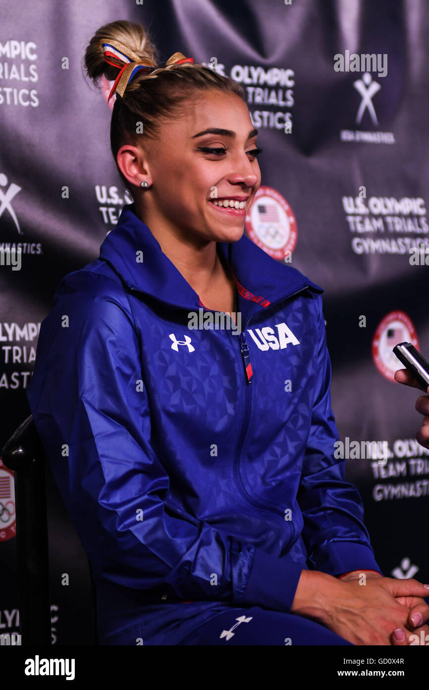 Us women's olympic gymnastics team 2016 hi-res stock photography and ...