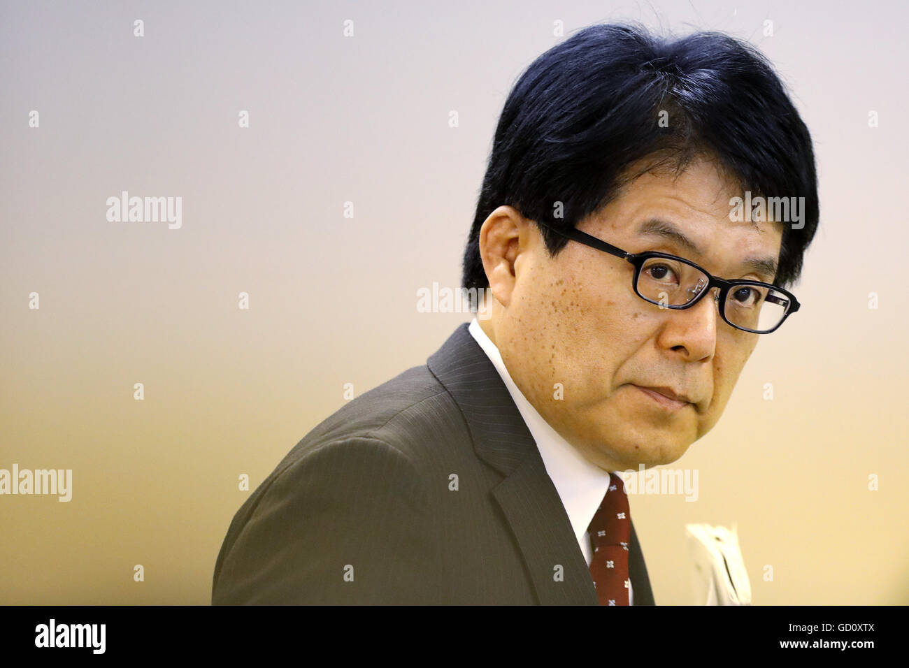 Former Internal Affairs and Communications Minister Hiroya Masuda ...