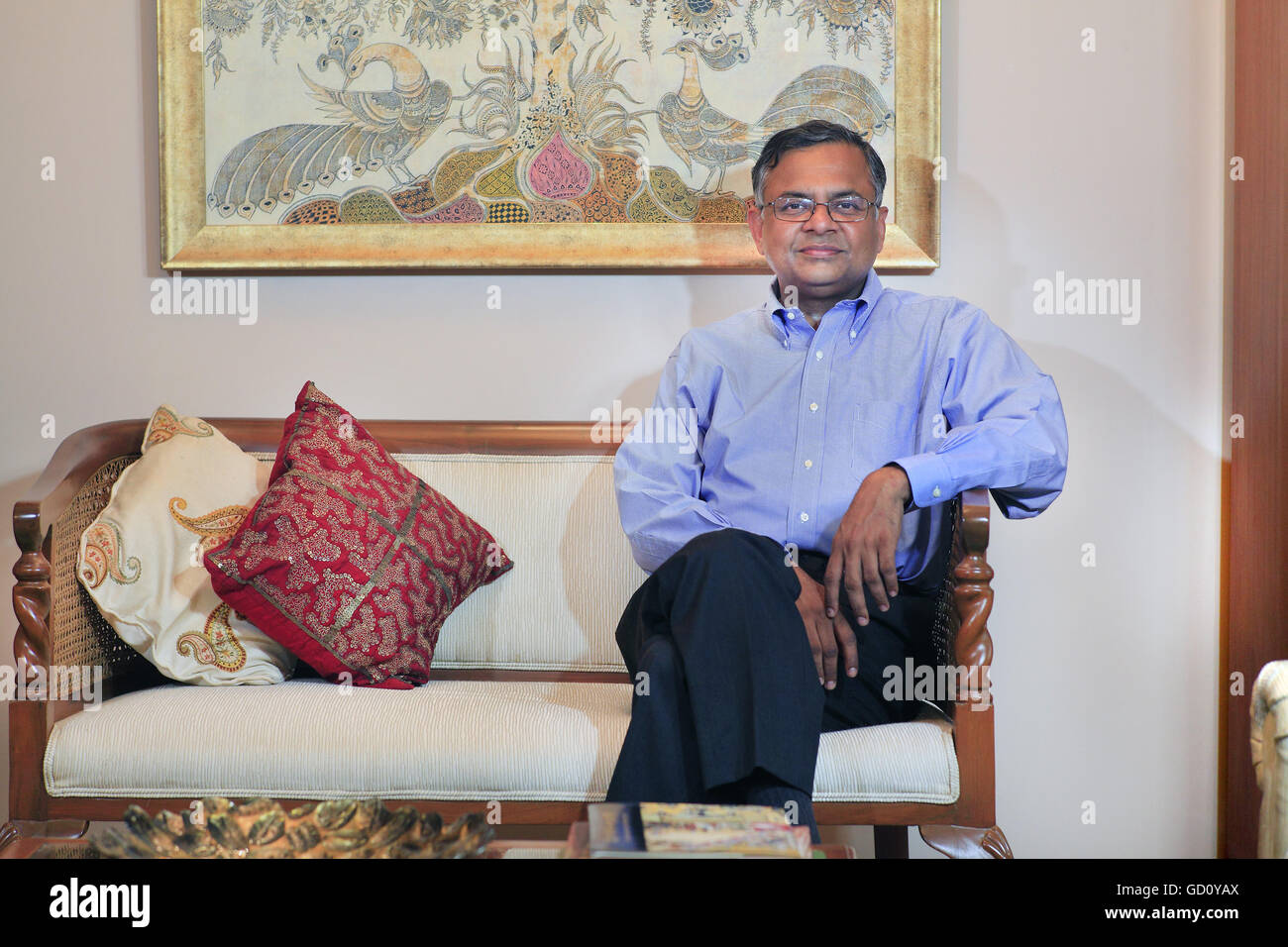 Tcs ceo natarajan chandrasekaran hi-res stock photography and images ...