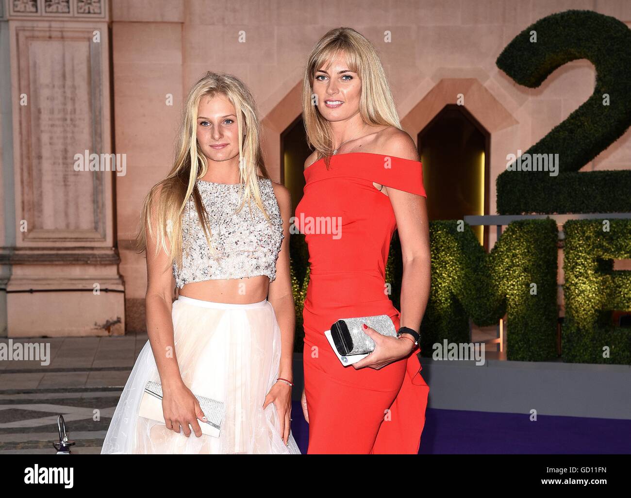 London, UK. Dayana Yastremska and guest at the Wimbledon Champions ...