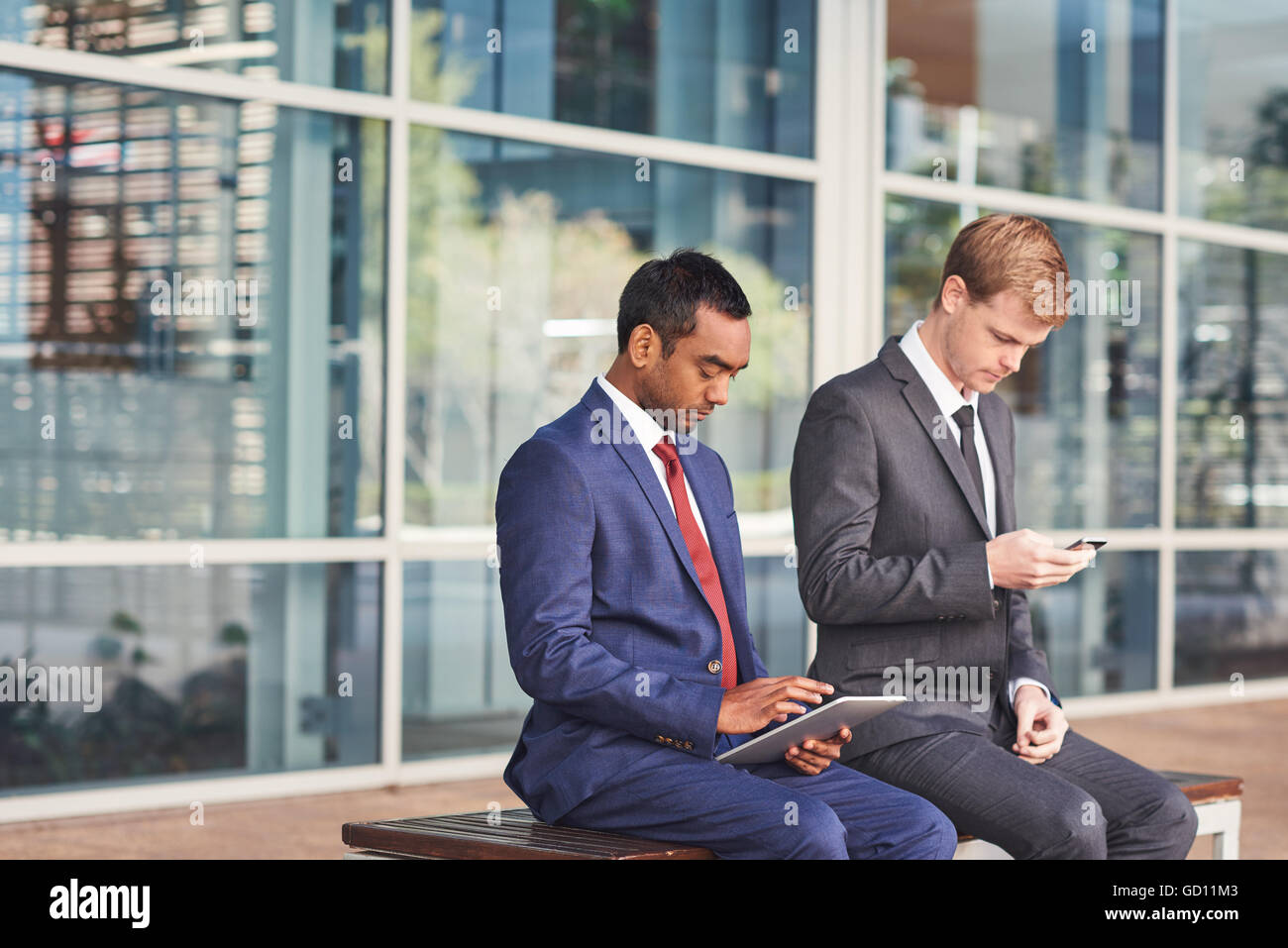 Bring your own device day at the office Stock Photo - Alamy