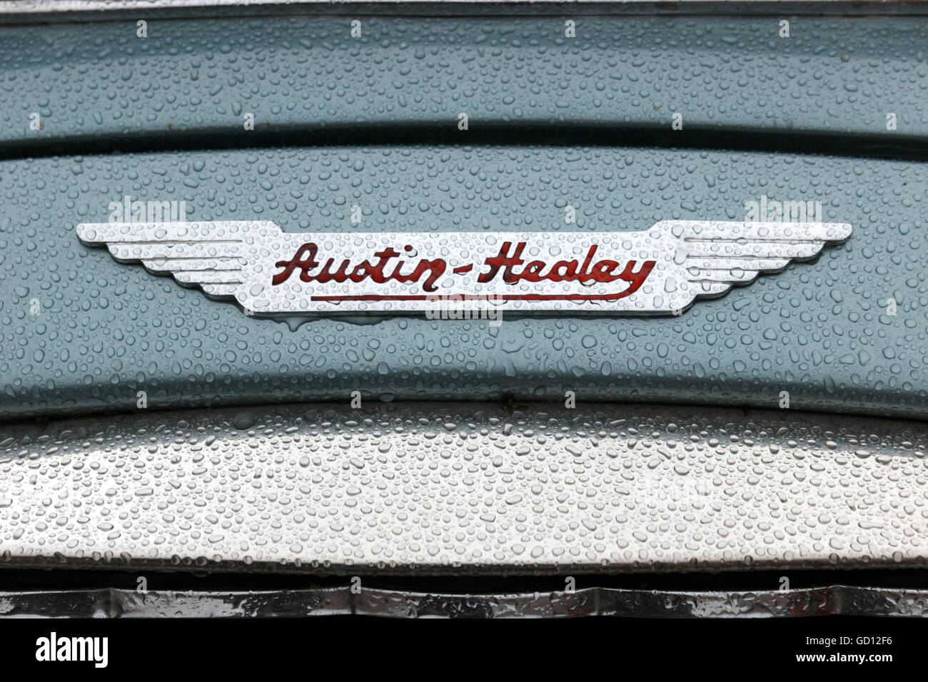 Austin Healey Bonnet Badge Stock Photo - Alamy