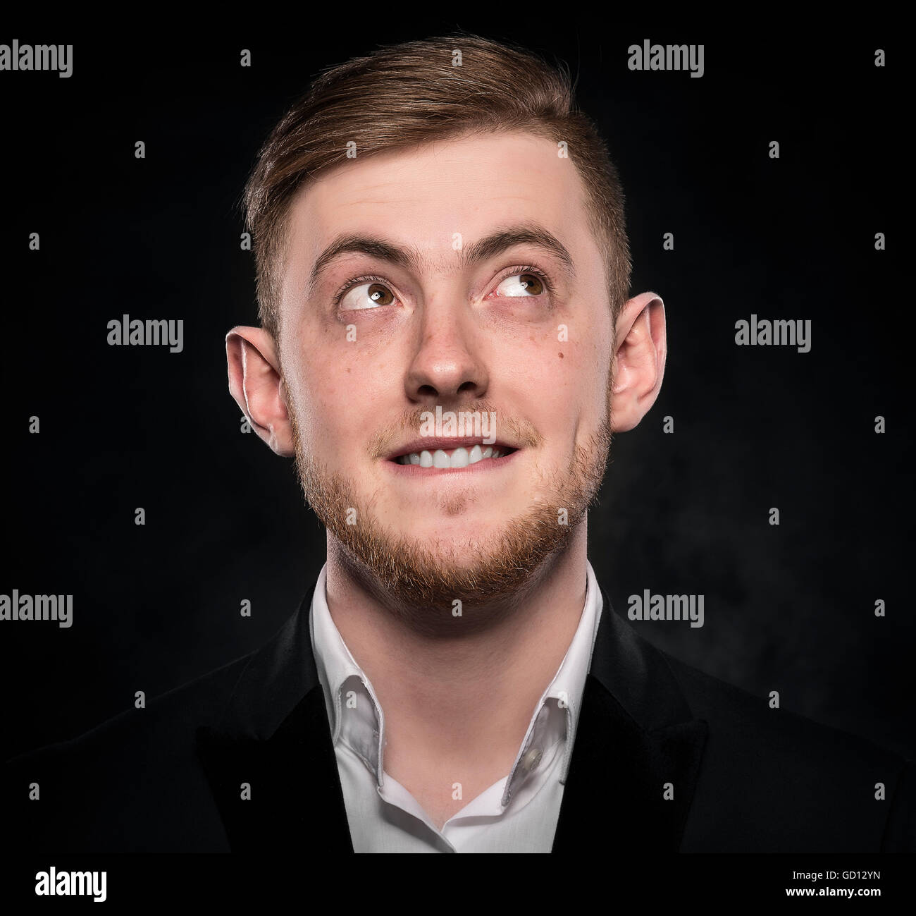 Man model handsome in suit hi-res stock photography and images - Alamy