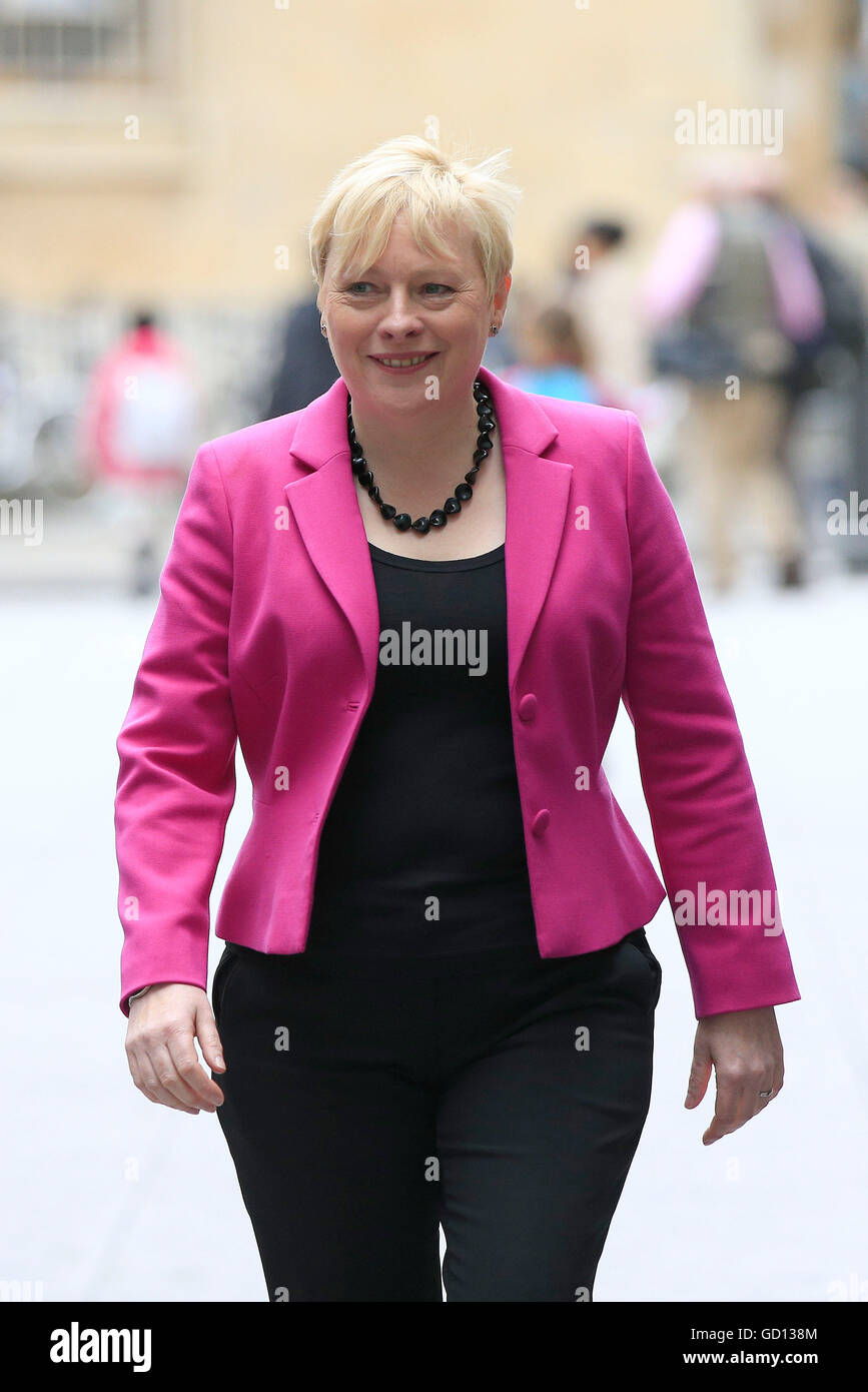 Labour MP Angela Eagle arrives at BBC Broadcasting House to appear on ...