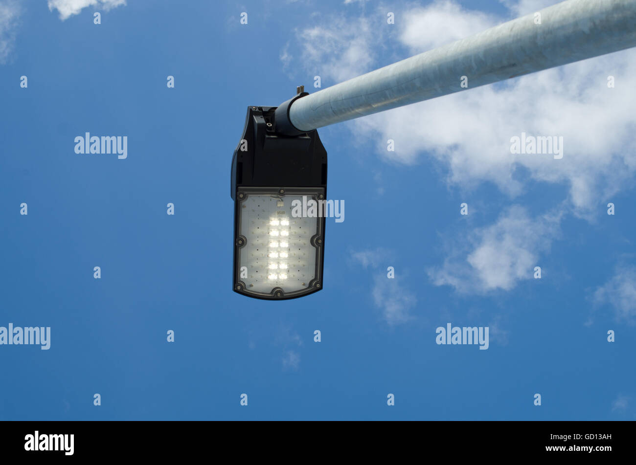 Overhead street lamp Stock Photo - Alamy