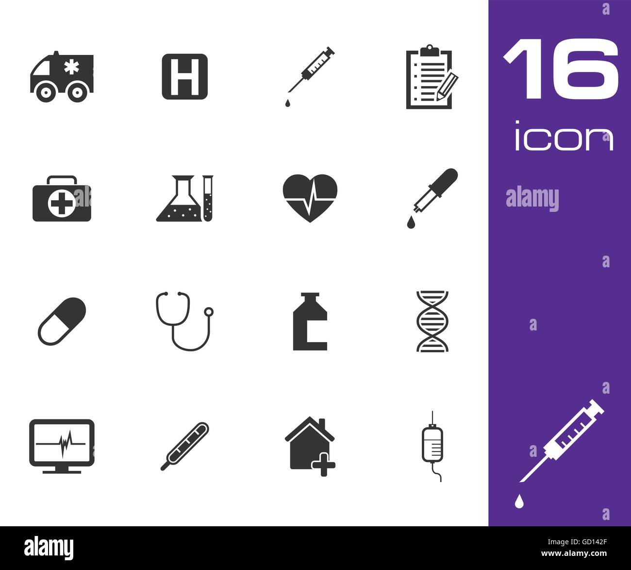 First aid emergency icons Stock Vector Images - Alamy