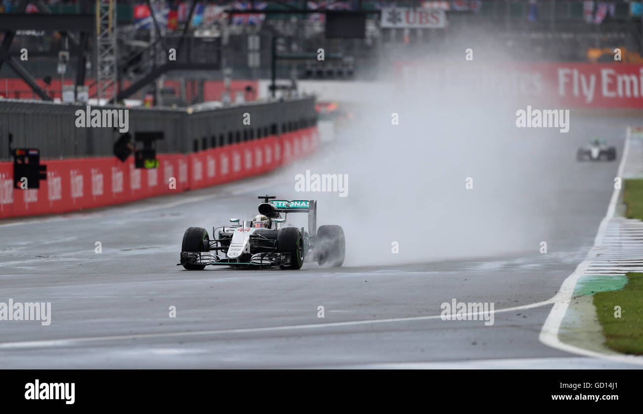 Mercedes' Lewis Hamilton during the 2016 British Grand Prix at ...