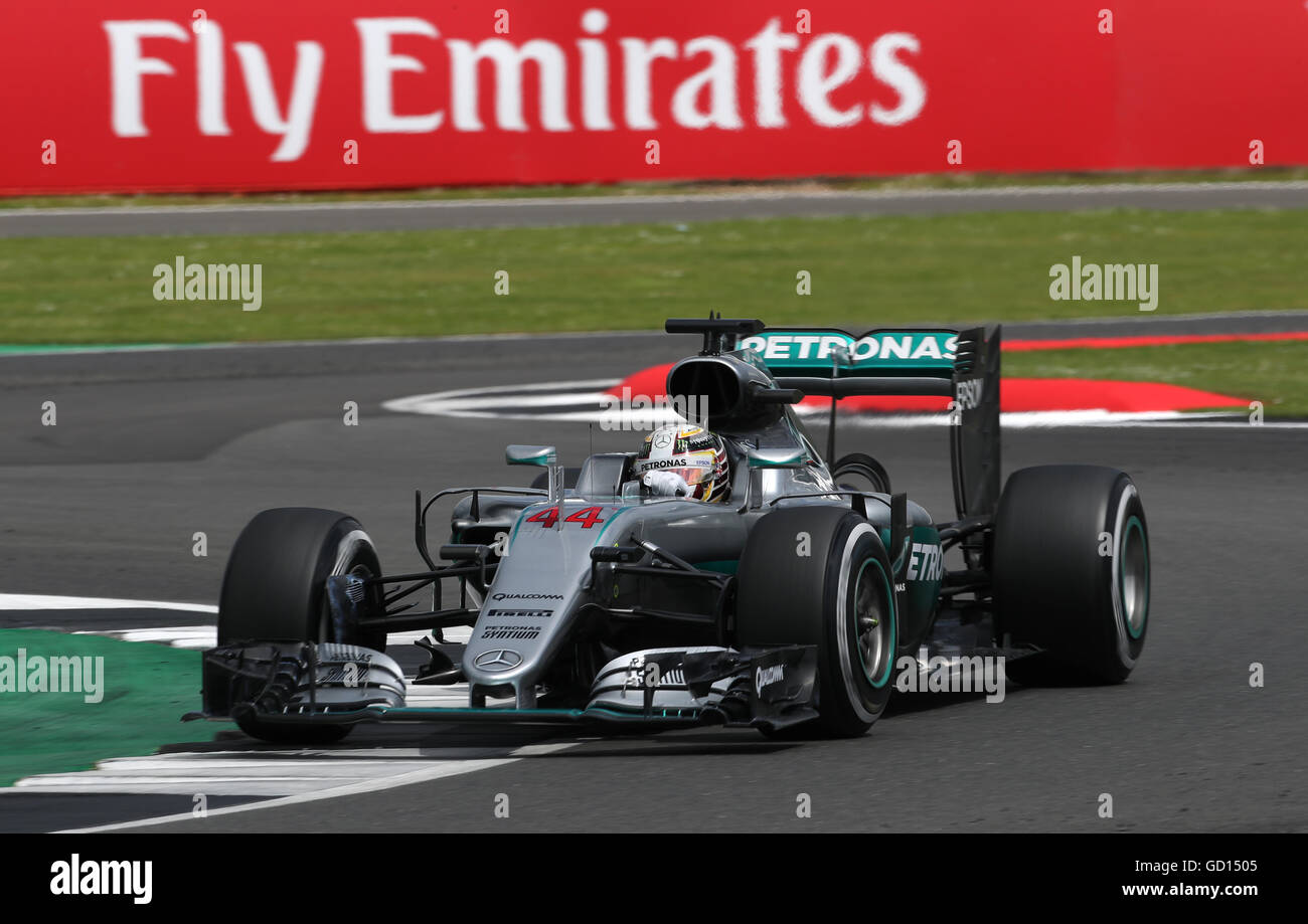 Mercedes' Lewis Hamilton during the 2016 British Grand Prix at ...