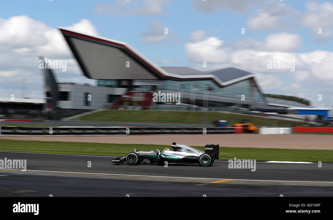 Mercedes' Lewis Hamilton during the 2016 British Grand Prix at ...