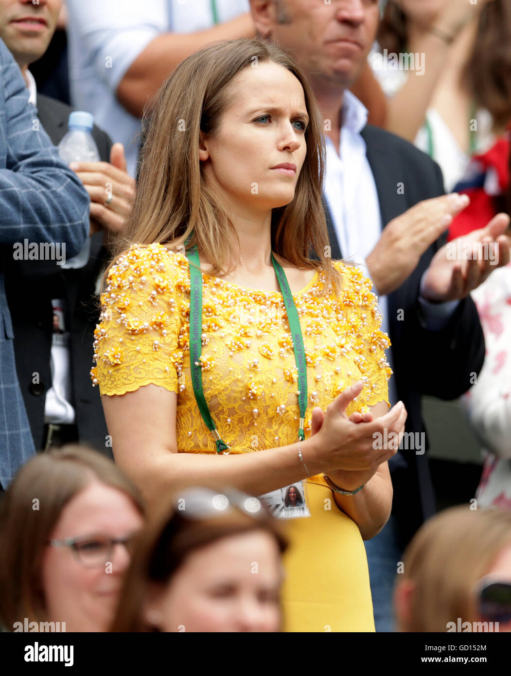 Kim Murray on day thirteen of the Wimbledon Championships at the All ...
