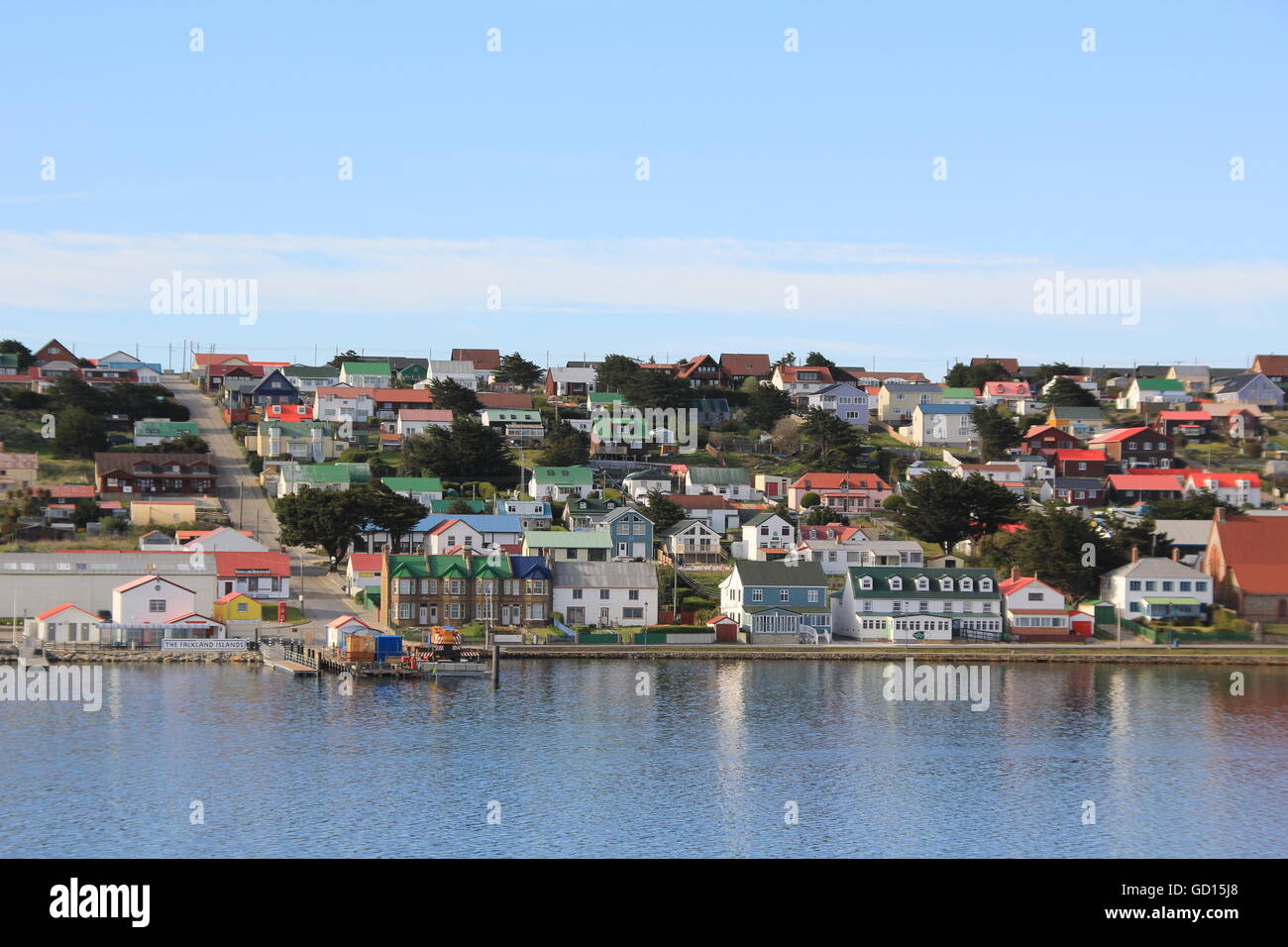 Colourful houses stanley capital falkland hi-res stock photography and ...