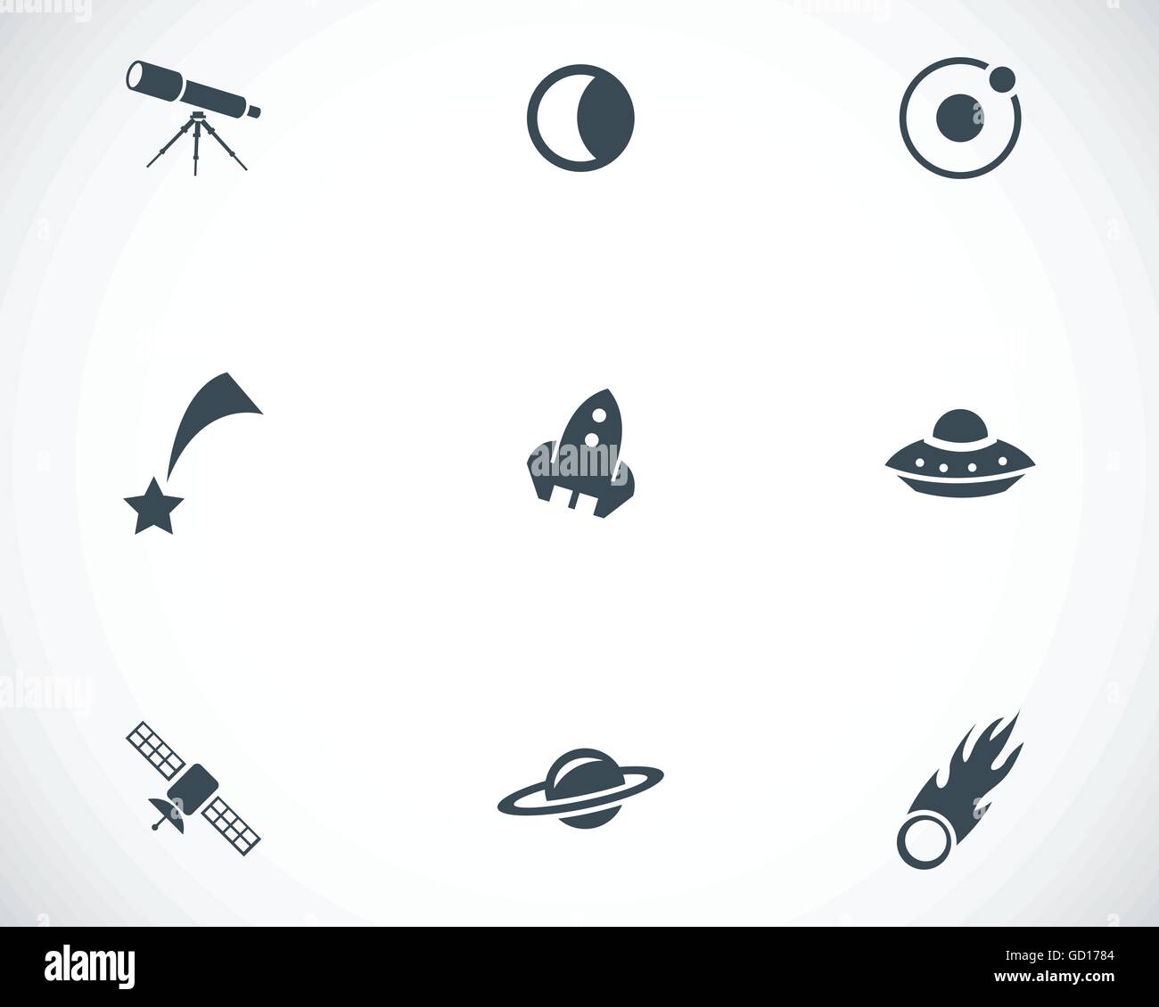 Space ship planet saturn Stock Vector Images - Alamy