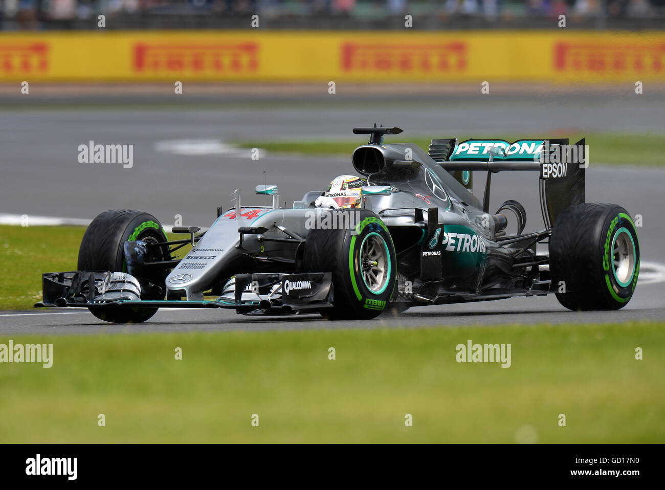 Mercedes' Lewis Hamilton during the 2016 British Grand Prix at ...
