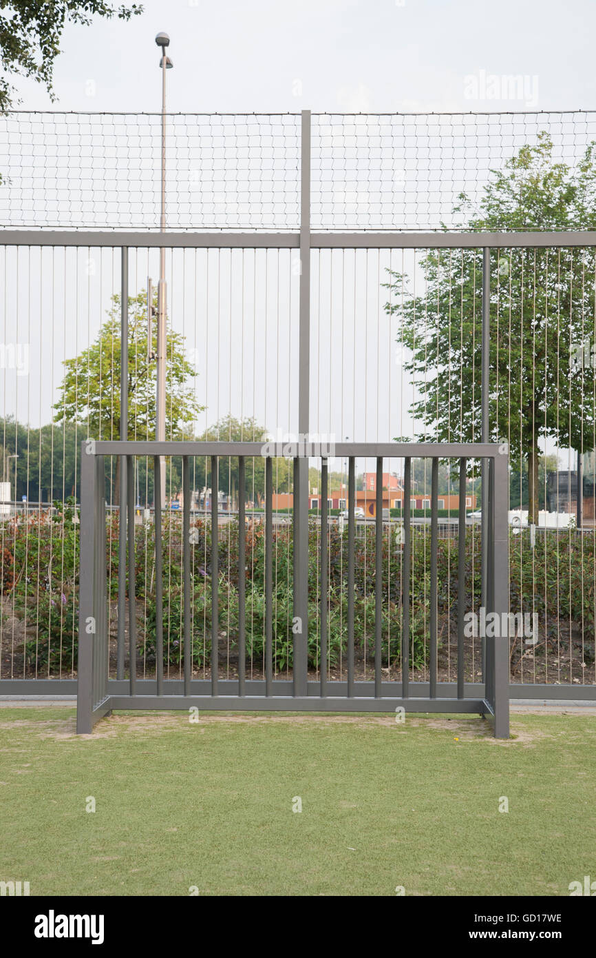 Urban Goal in City Setting, Europe Stock Photo - Alamy