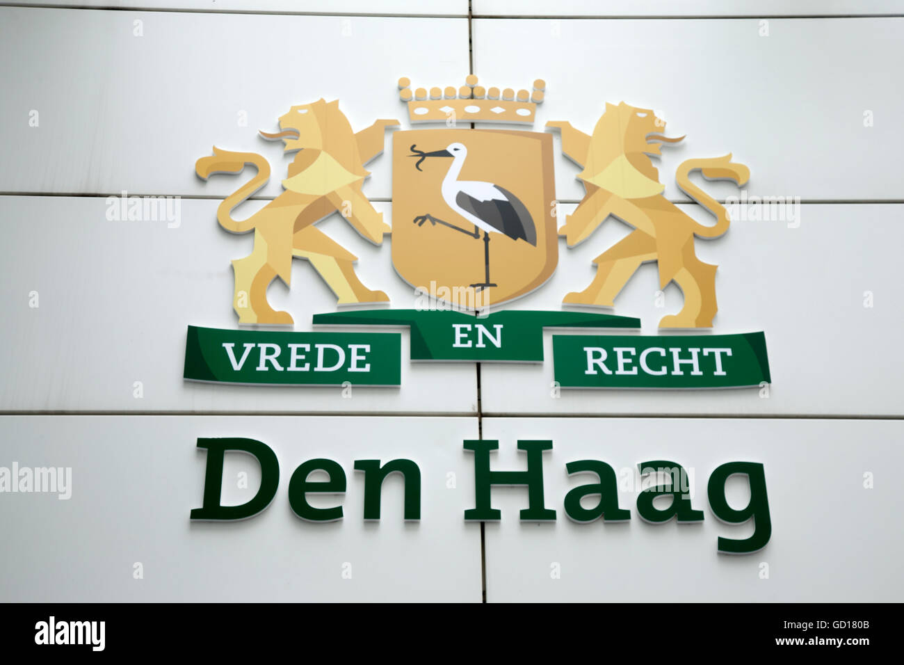 Coat of Arms, City Hall, Den Haag - the Hague; Holland; Netherlands ...