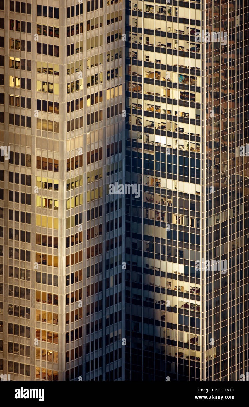 Shadow of the Empire State Building and Midtown Manhattan skyscraper ...