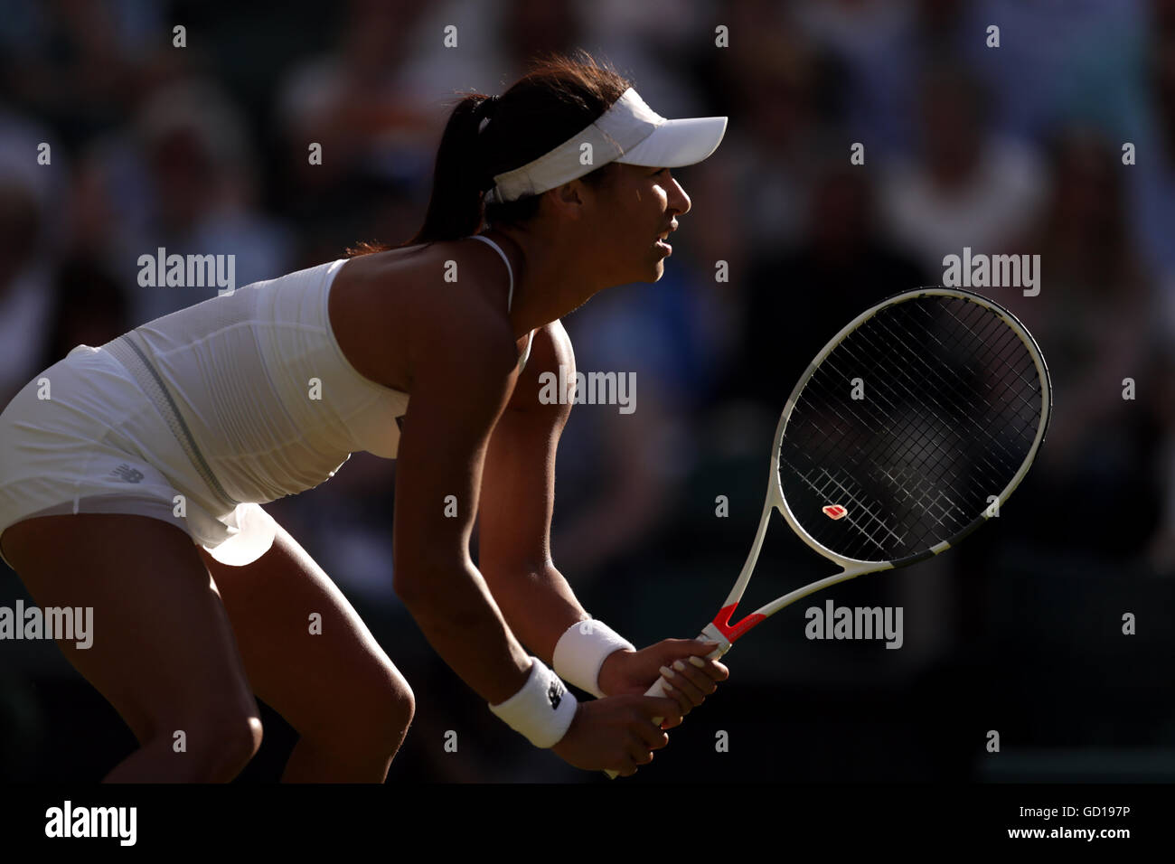 Heather Watson during the mixed doubles final with partner Henri ...