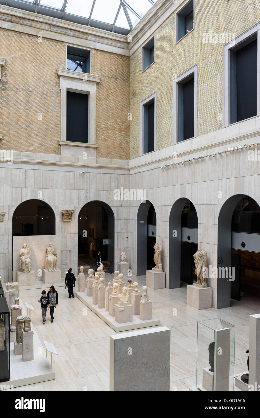 Madrid. Spain. Exhibition of Roman antiquities in the National ...