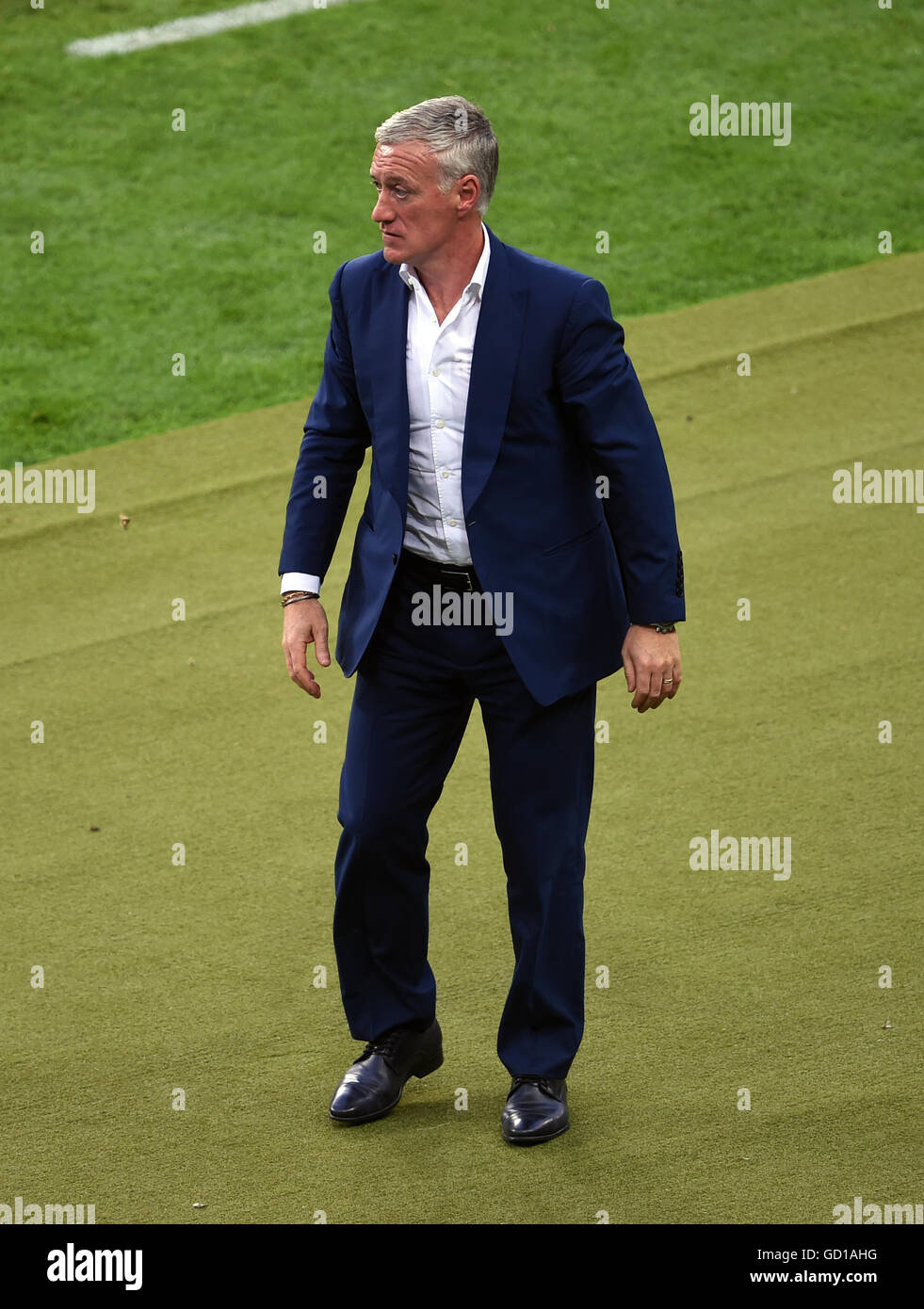 France manager Didier Deschamps during the UEFA Euro 2016 Final at the ...
