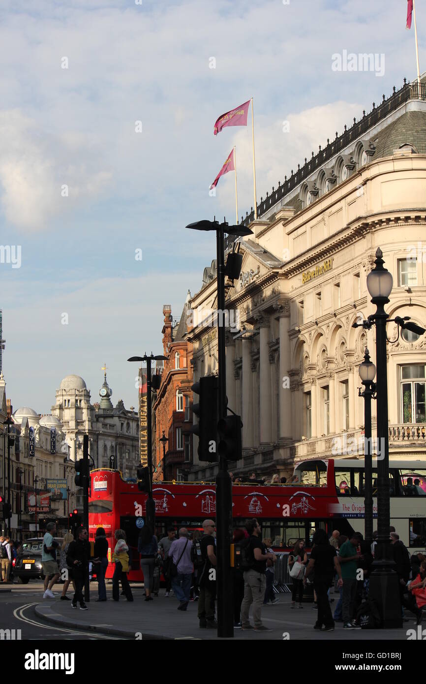 LONDON, UNITED KINGDOM - SEPTEMBER 11 2015: Piccadilly Circus Square in ...