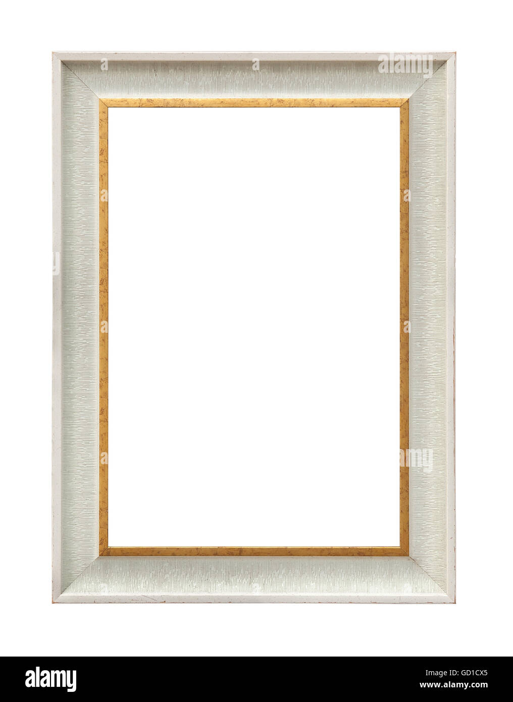White classic painting canvas frame Stock Photo - Alamy